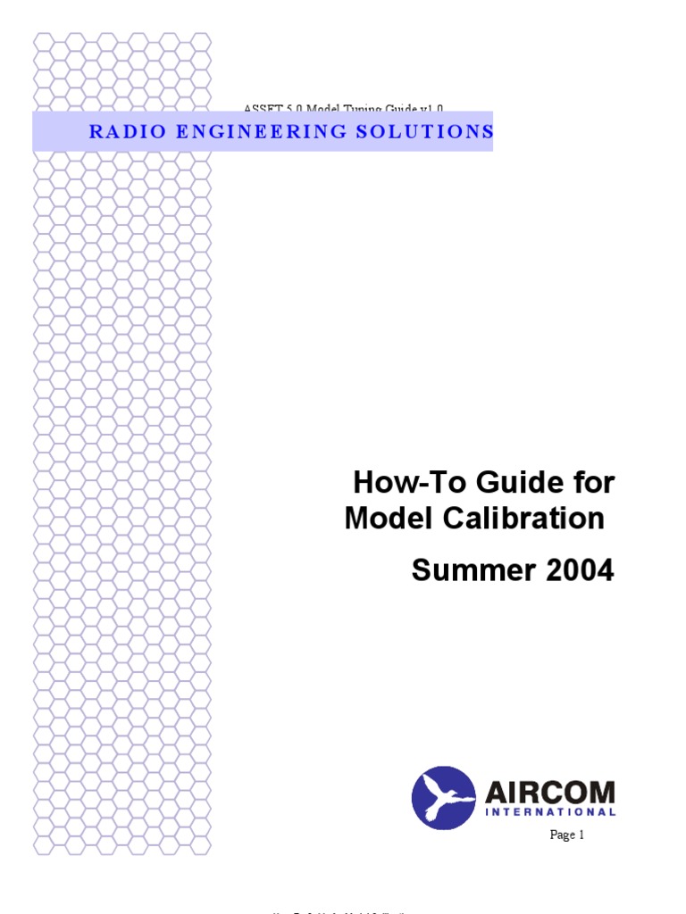CW Model Calibration Procedure | PDF | Errors And Residuals | Root Mean Square