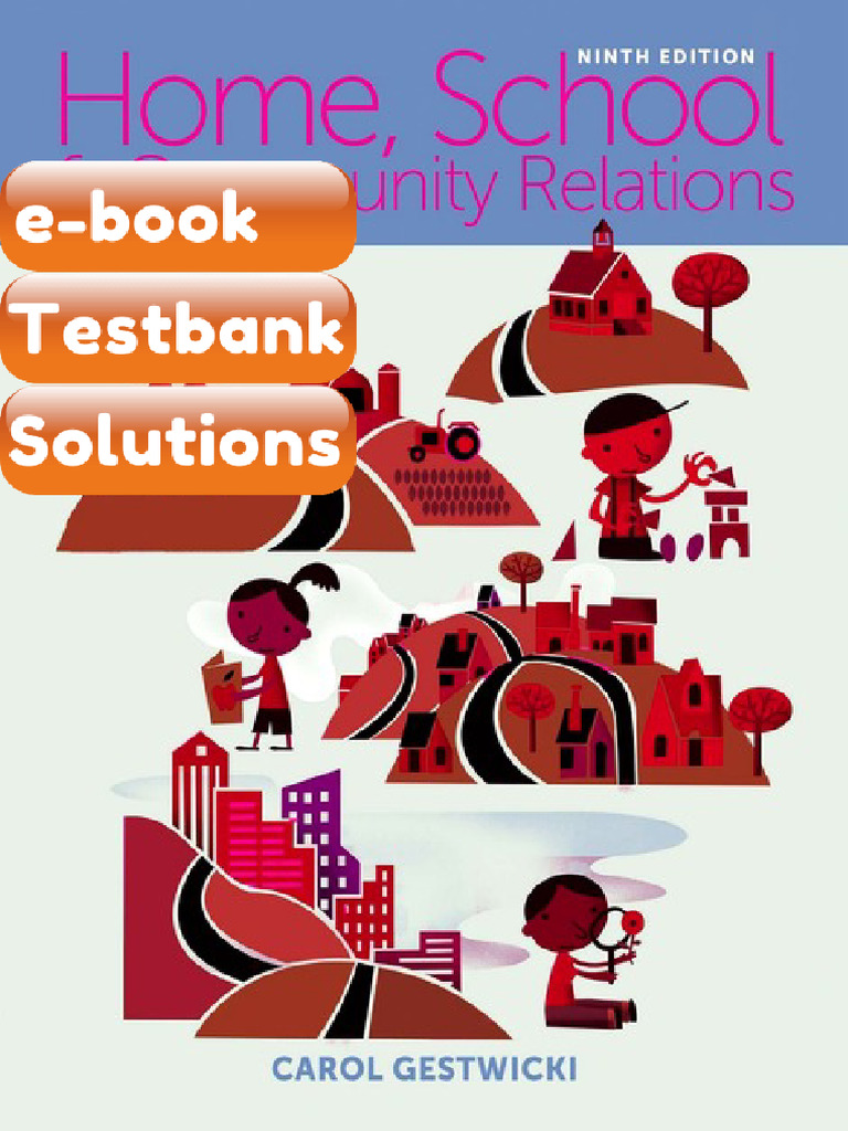 Testbank Home School and Community Relations 9th Edition by Carol ...