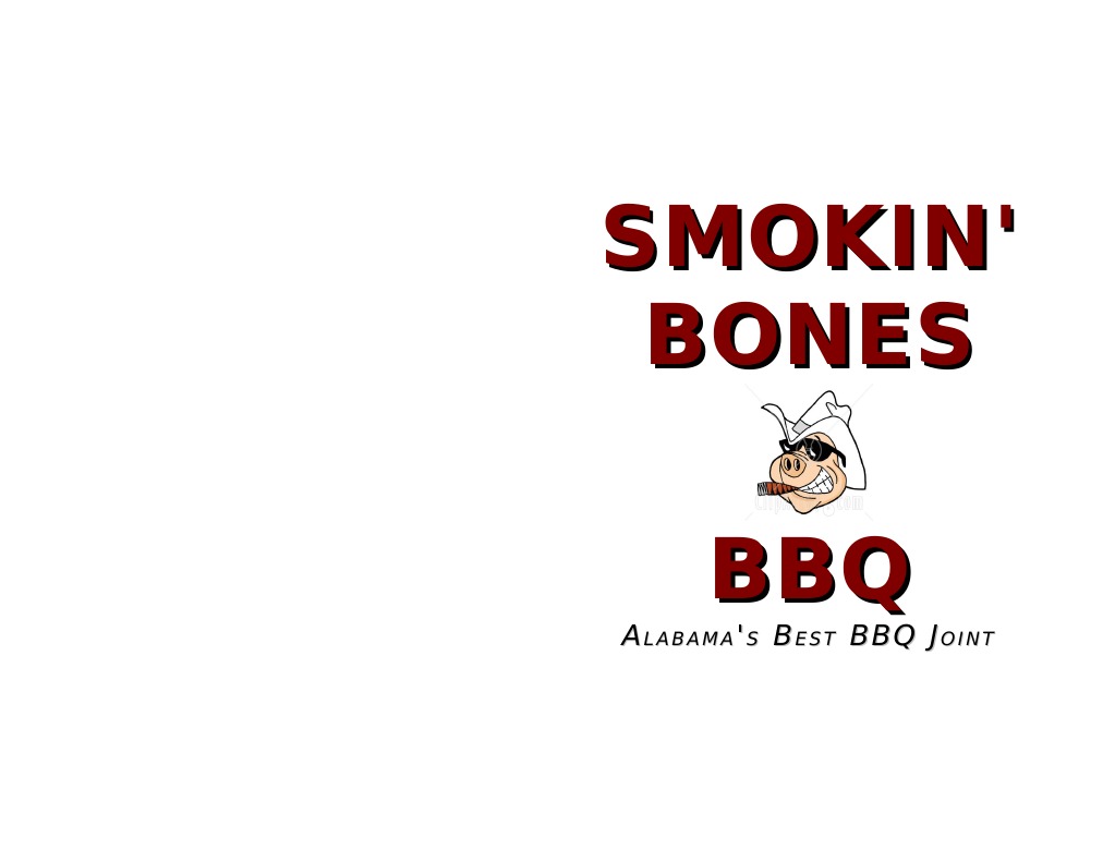 Real Menu Smoke Bones | PDF