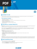 Mapegrout ME05 Technical Data Sheet | PDF | Concrete | Deep Foundation