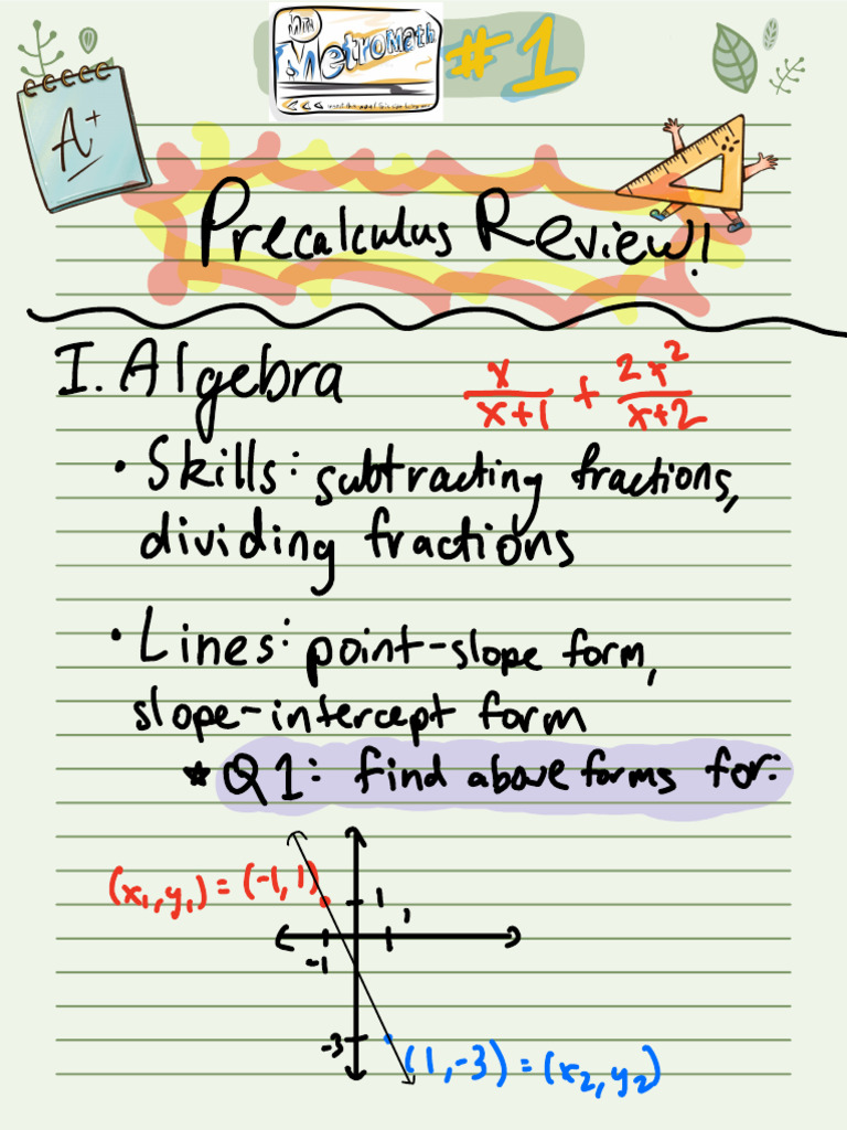 175 Metro Math 1 - Precalc Copy 2 | PDF | Mathematical Objects ...