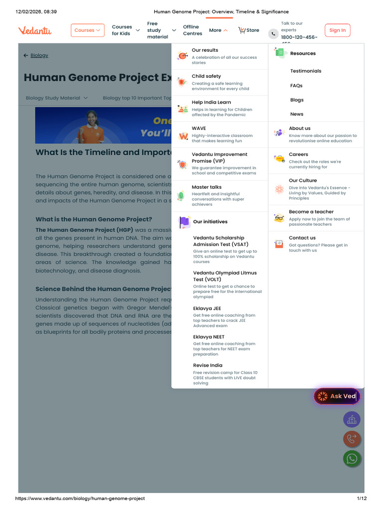 Human Genome Project - Overview, Timeline & Significance | PDF ...