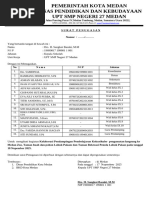 Surat Penunjukan PLh Kepala Sekolah | PDF