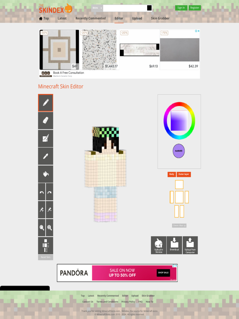 Minecraft Skin Editor 3 | PDF