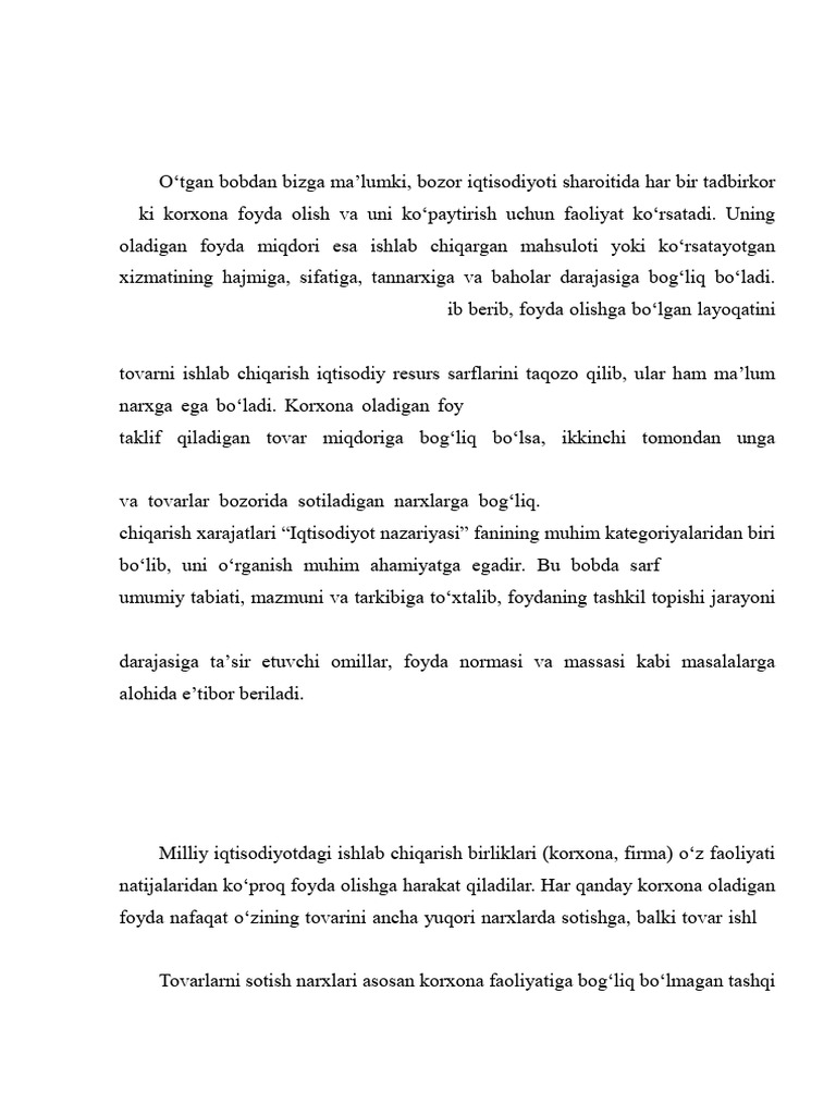 Shodmonov SH Iqtisodiyot Nazariyasi Darslik T Iqtisodiyot 2021 | PDF