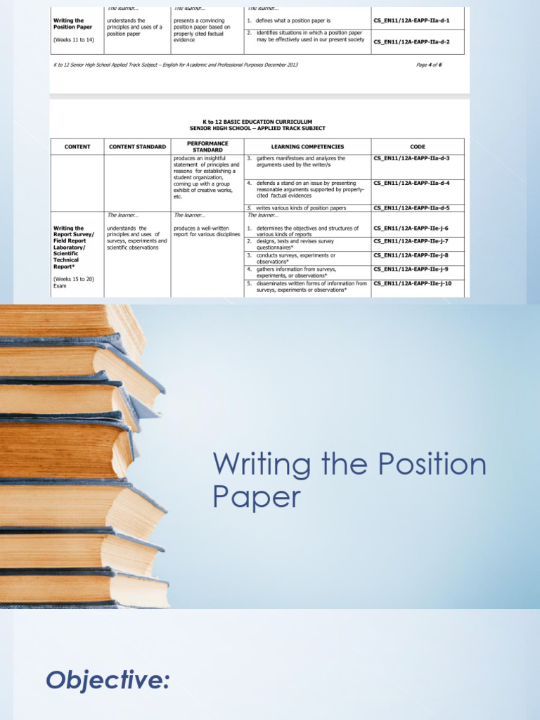 Position Paper PDF | PDF