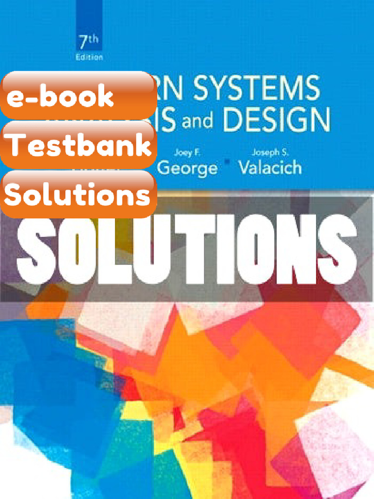 Testbank Modern Systems Analysis and Design 7 Ed Hoffer Fast Download ...