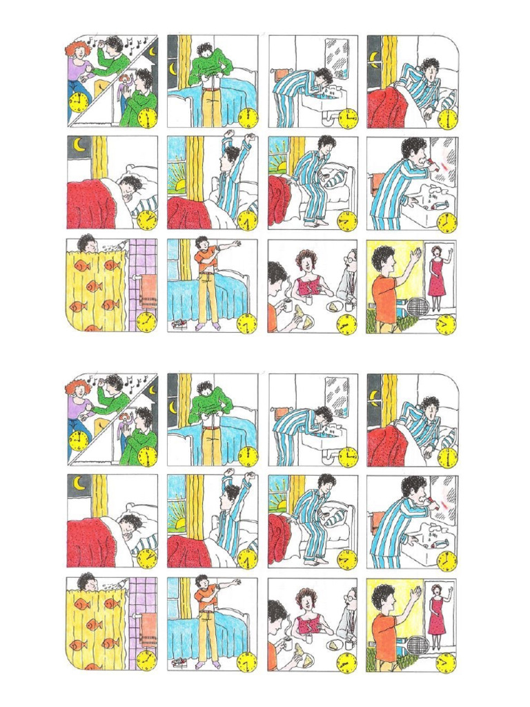 Daily Routine - Comic | PDF