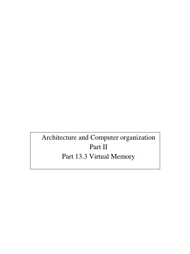 Virtual Memory | PDF | Cpu Cache | Computer Data Storage