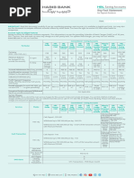 HBL Current Account Overview and Charges | PDF | Transaction Account ...