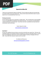 Smooth vs. Bumpy Speech Guide | PDF
