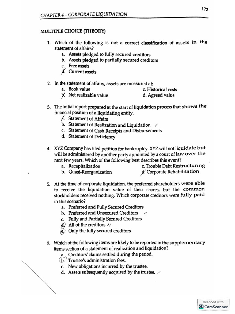 chapter 4 test bank | PDF