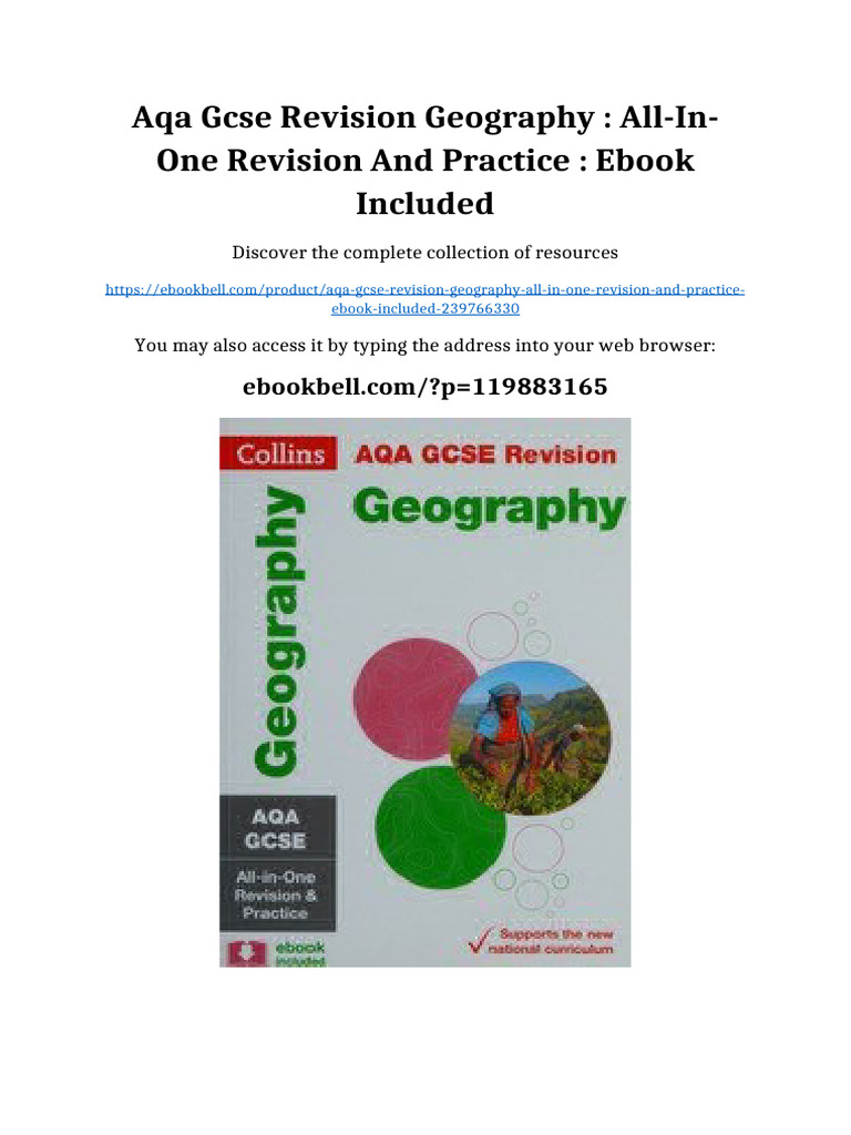 AQA GCSE Revision Geography: All-In-One Revision and Practice: Ebook ...