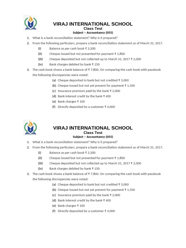 Class Test BRS Class 11th | PDF