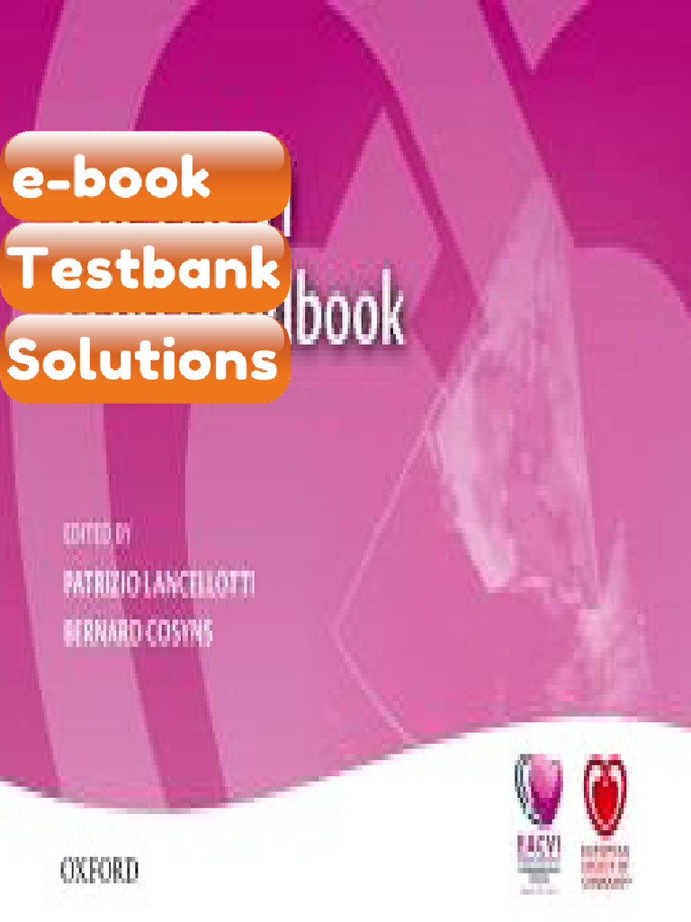 Testbank the EACVI Echo Handbook Fast Download | PDF | Subscription ...