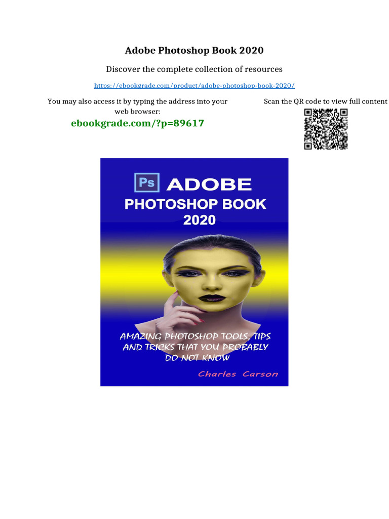 Adobe Photoshop Book 2020 Full Digital Chapters | PDF | Ginger ...
