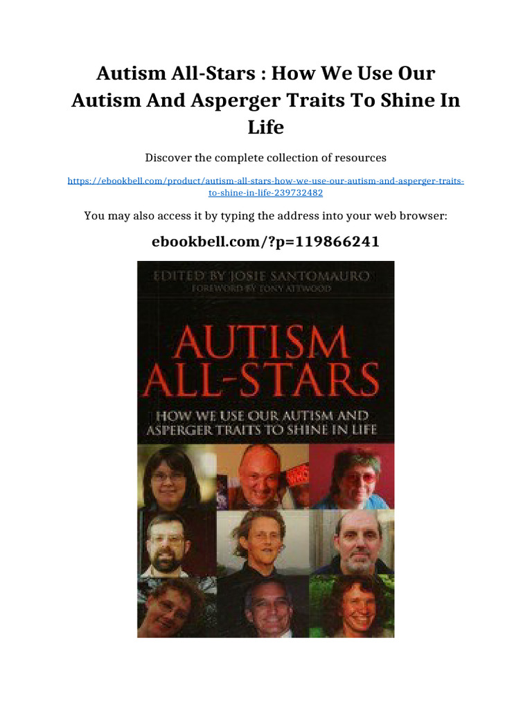 Autism all-stars : how we use our autism and Asperger traits to shine ...