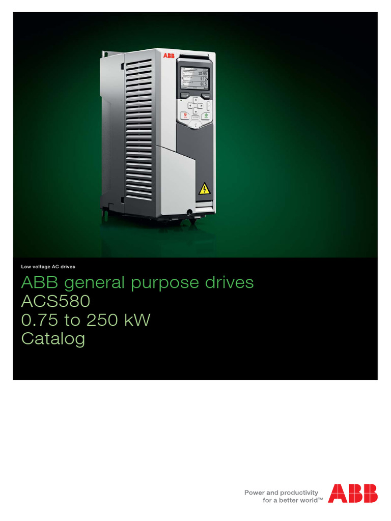 ABB ACS580!0!75 To 250kW Catalogue | PDF | Personal Computers | Energy ...
