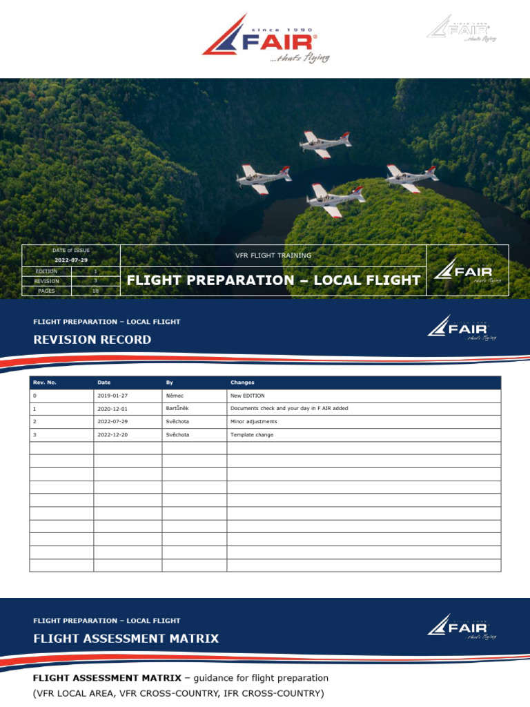GP Flight Preparation - Local Flight | PDF | Visual Flight Rules ...