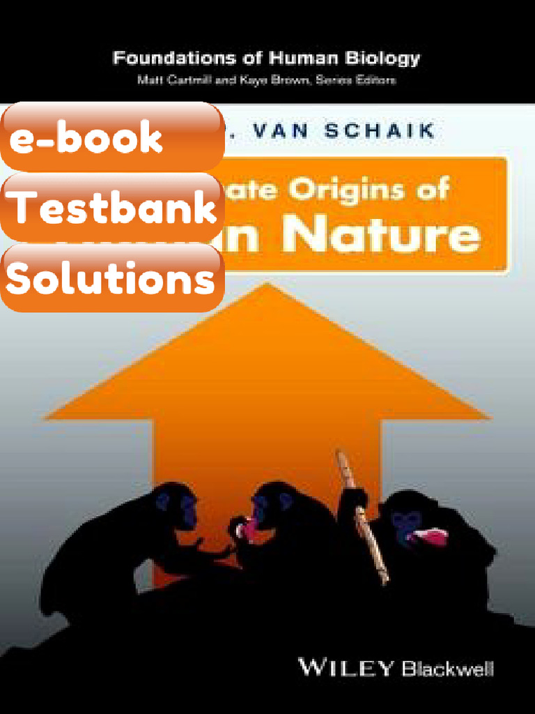 Testbank the Primate Origins of Human Nature Fast Download | PDF ...