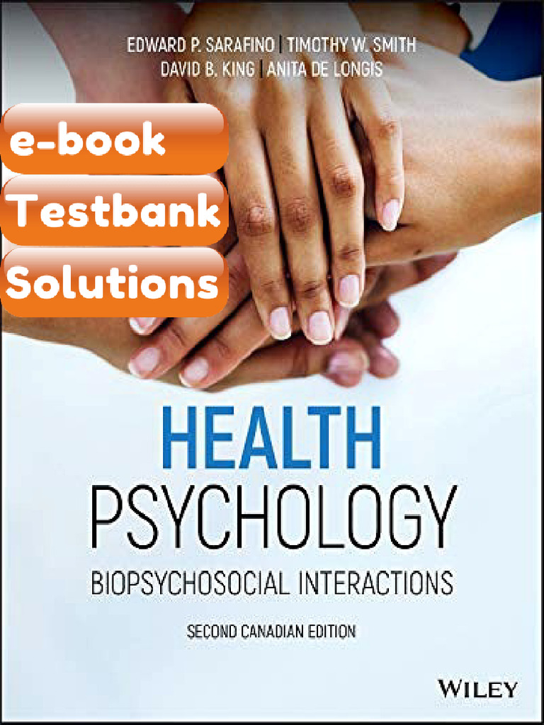 Testbank Health Psychology Biopsychosocial Interactions 2nd Canadian ...