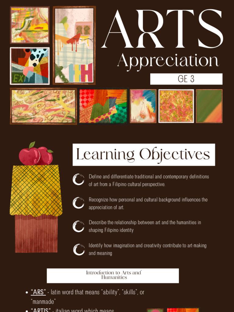 Art Appreciation Topic 1-1 | PDF | Imagination | Cognitive Science