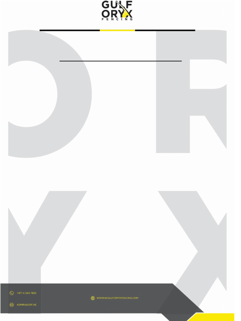 Method Statement Eco PVC Hoarding Rev.0 | PDF | Crane (Machine ...