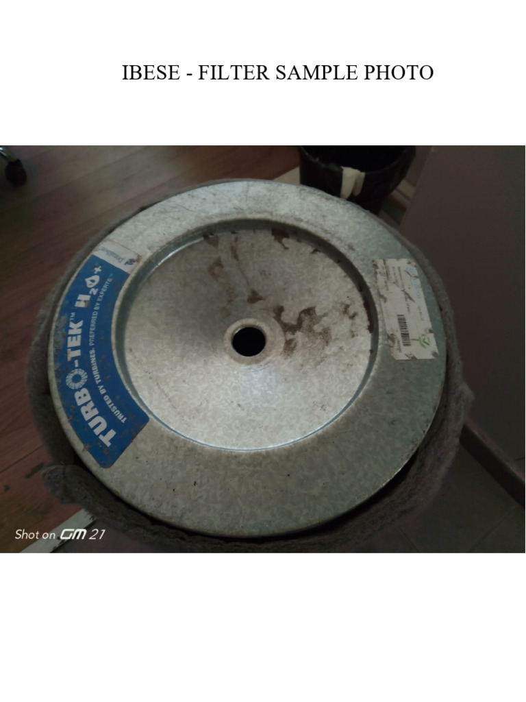 Turbo Tek Er2 W1 P5 Filter Element | PDF | Mechanical Engineering