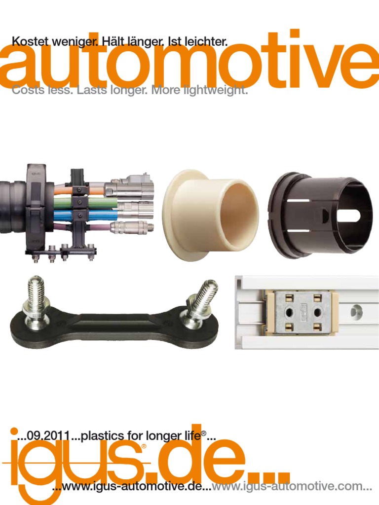 igus products for Automotive industry