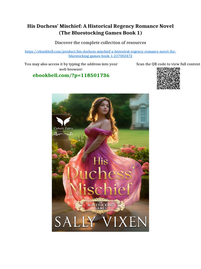 His Duchess’ Mischief: A Historical Regency Romance Novel (The ...