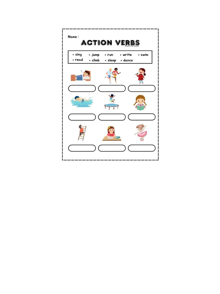 Action Verbs | PDF
