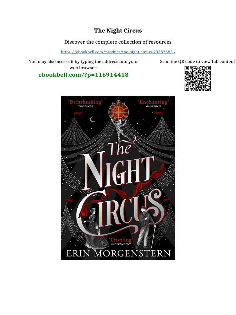 The Night Circus Full Chapters Instanly | PDF | Property