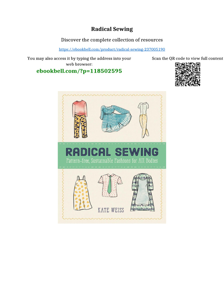 Radical Sewing Updated 2025 | PDF | Stability Theory