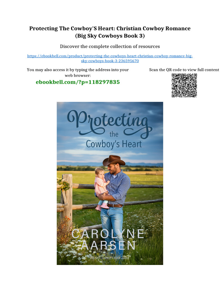 Protecting the Cowboy's Heart: Christian Cowboy Romance (Big Sky ...
