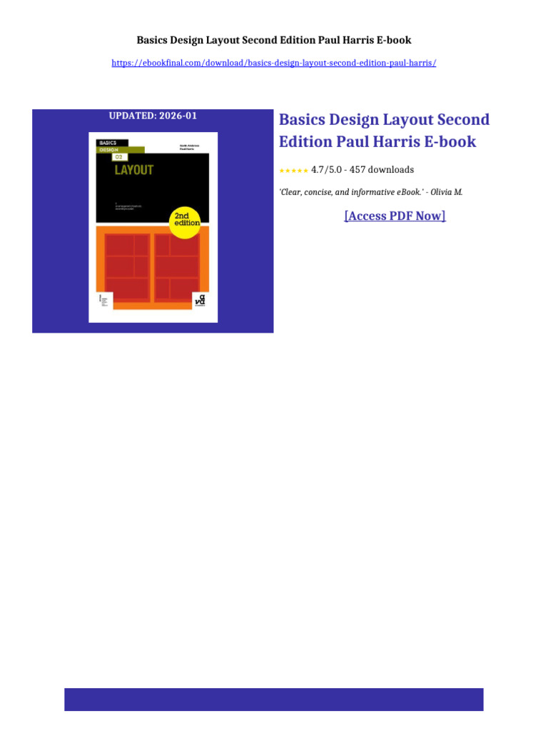 Basics Design Layout Second Edition Paul Harris ebook unlocked digital ...