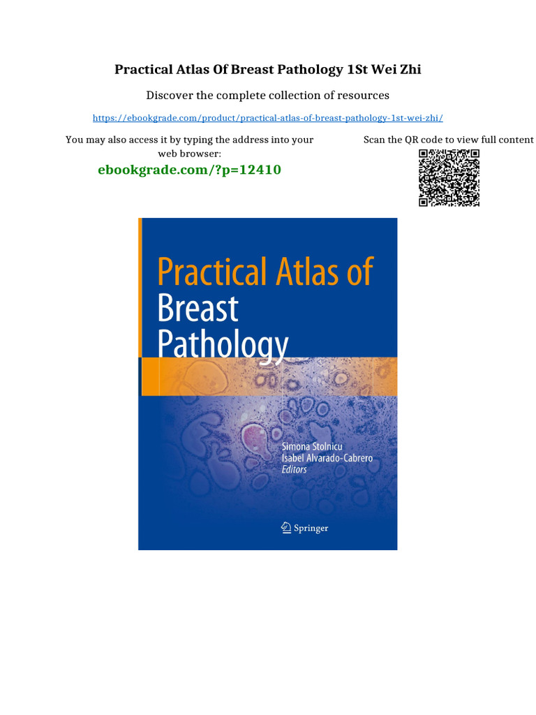 Practical Atlas of Breast Pathology 1st Wei Zhi online reading | PDF ...