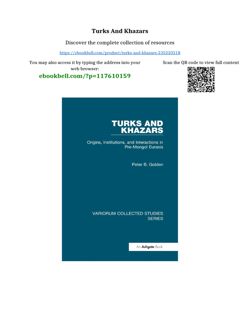Turks and Khazars available any format | PDF