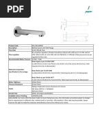 Jaquar ALD-CHR-573 Health Faucet Details | PDF