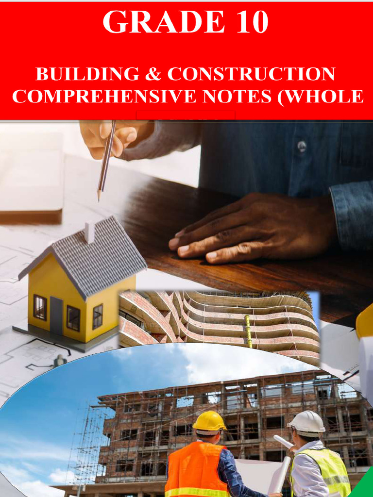 Grade 10 Building and Construction Notes Term 1, 2 and 3 | PDF ...