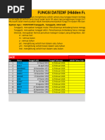 Rumus DATEDIF untuk Selisih Tanggal Excel | PDF