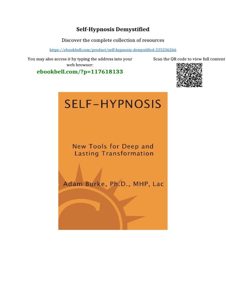 Self-Hypnosis Demystified Digital Download | PDF | Hungary | Illinois