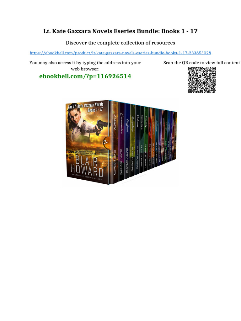 Lt. Kate Gazzara Novels eSeries Bundle: Books 1 - 17 online reading ...