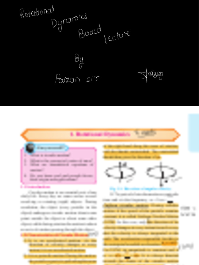 Rotational Motion HSC Boards | PDF | Rotation Around A Fixed Axis ...