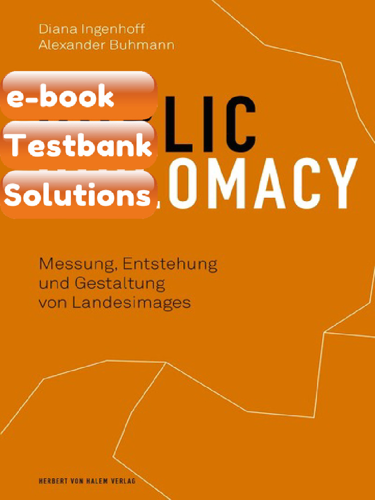 Testbank Public Diplomacy Messung Entstehung Und Gestaltung Von ...