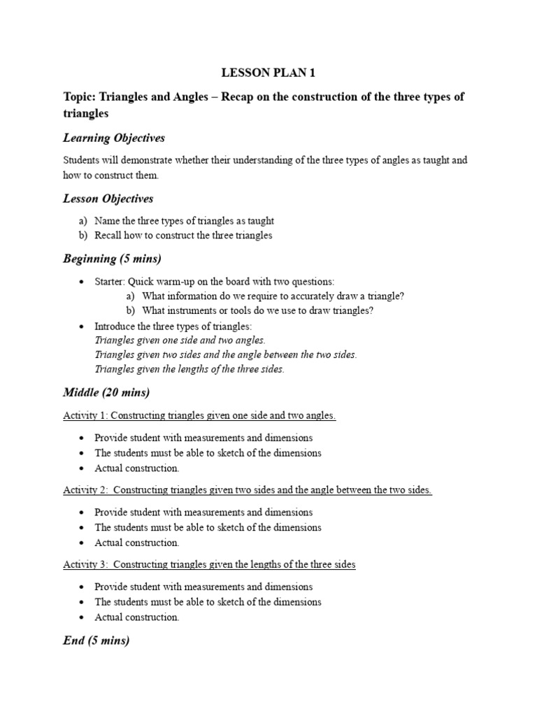 Identifying Triangles and Calculating Angles | PDF | Triangle | Angle
