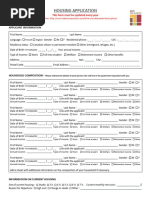 DCI Community Housing Application Form | PDF | Landlord