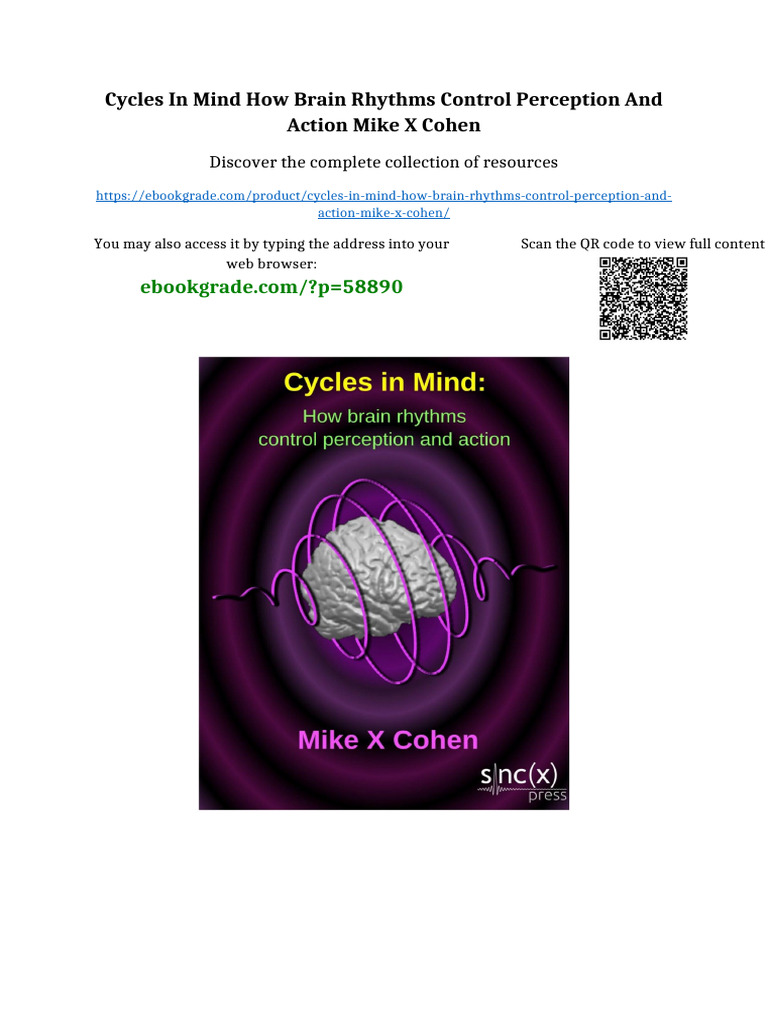Cycles in mind How brain rhythms control perception and action Mike X ...