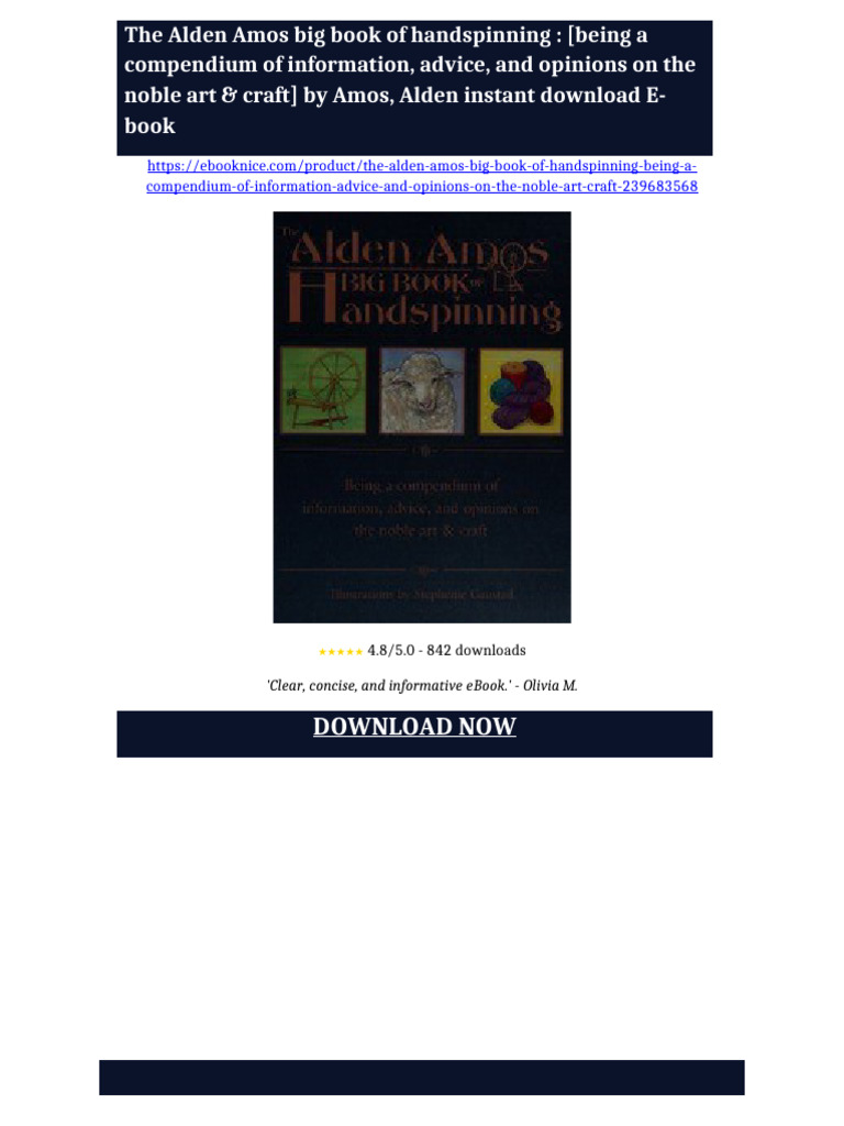 The Alden Amos big book of handspinning : [being a compendium of ...