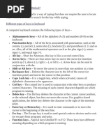 Keyboard Typing Practice Guide | PDF