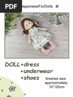 Free Izzy Doll Knitting Pattern PDF | PDF | Knitting | Yarn